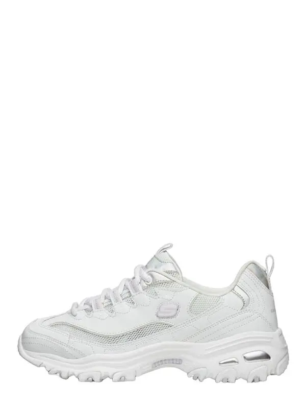 Sketchers D'lites 1.0 Gs Athletic Sneakers - White