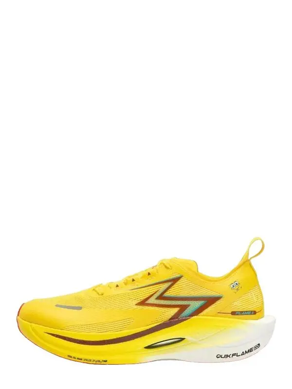 361 DEGREES Flame 2.5 Spongebob Athletic Sneakers - Yellow/white/orange