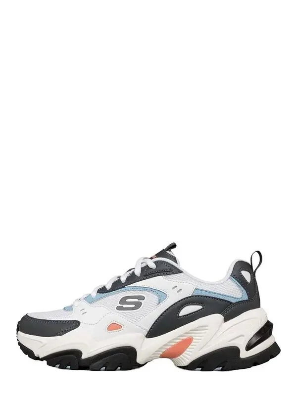 Sketchers Stamina V2 Low Top Sneakers - White/black