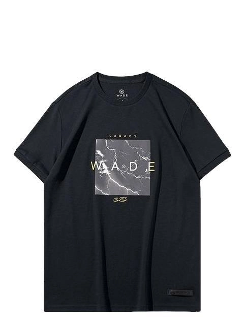 LI-NING Way Of Wade Flash Printing Tee - Black