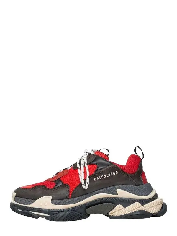 Balenciaga Triple S Sneaker - Red/gray