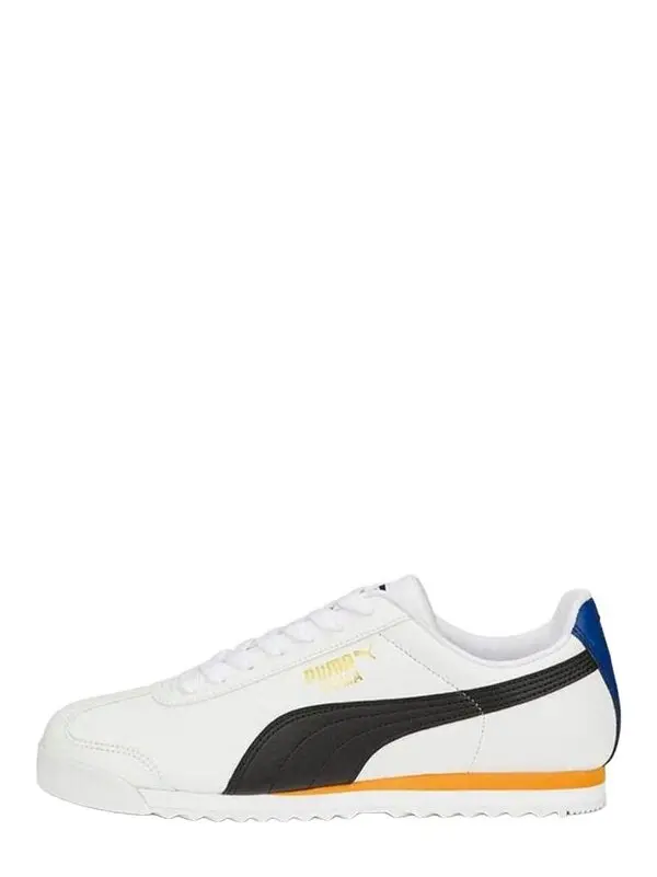 PUMA Roma Basic Plus Sneakers - White/black/orange