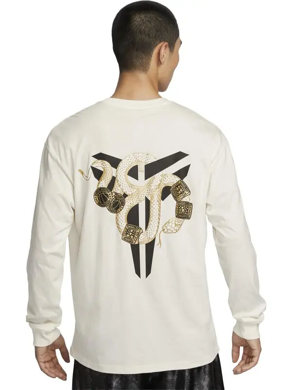 Nike Kobe Long-sleeve T-shirt Asia Sizing 'year Of Mamba - Sail