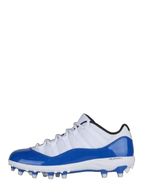JORDAN Air 11 Retro Low Cleat - White/blue