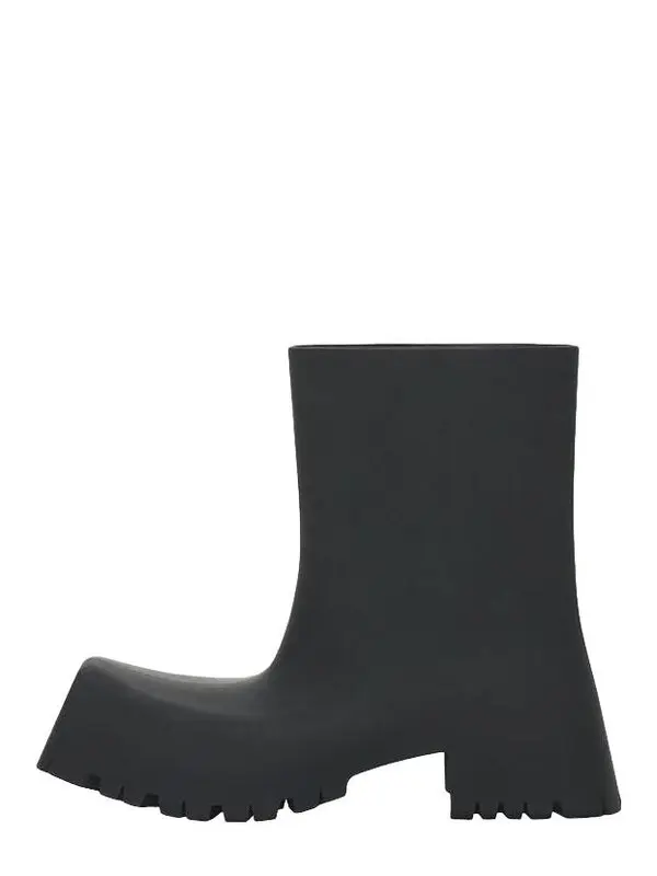 Balenciaga 50mm Trooper Rubber Boots - Black