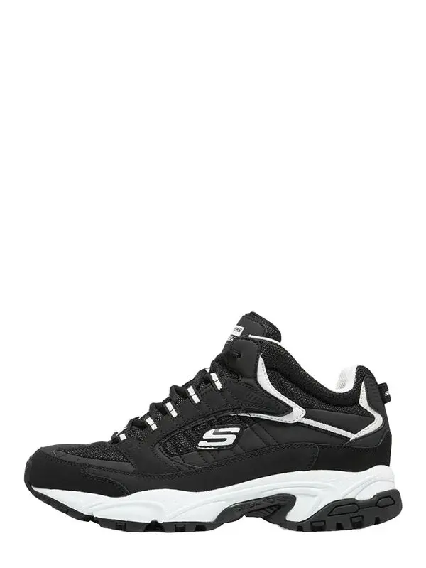 Sketchers Stamina Mid Top Sneakers - Black/white