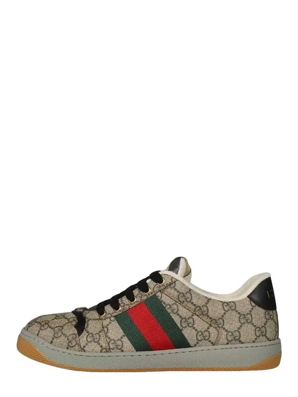 Gucci Gg Monogram Screener Sneakers - Beige/ebony