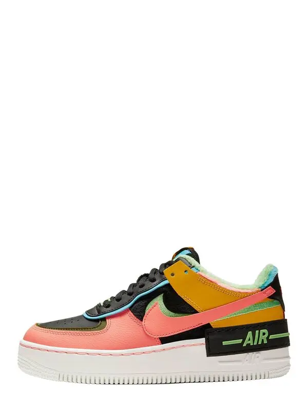 Nike Force 1 Shadow Se "solar Flare Atomic Pink - Blackpinkyellow
