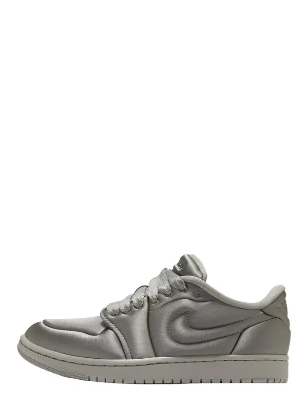 JORDAN 1 Low Method Of Make Satin Sneakers - Grey