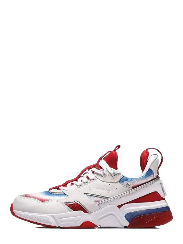 LI-NING 001 R-1 Paris Fashion Week Sneakers - White/red