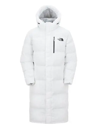 The North Face Long Padded Down Parka - White