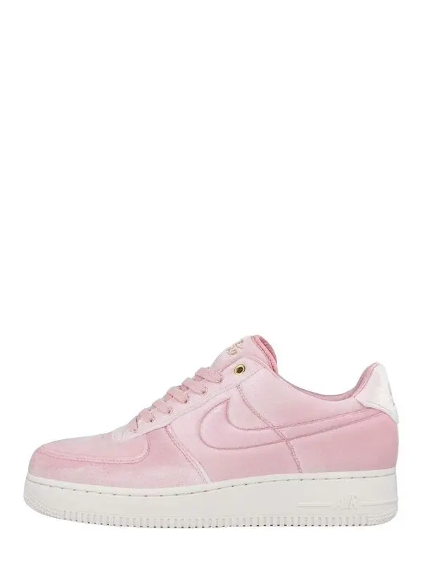 Nike Force 1 Low '07 Premium Velour Sneakers - Pink