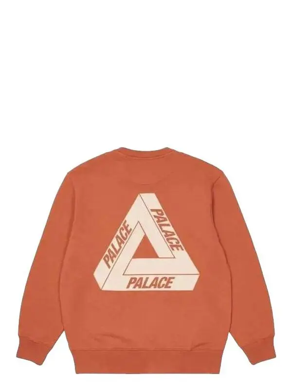 PALACE Fw21 Slub Crew Sweater - Orange