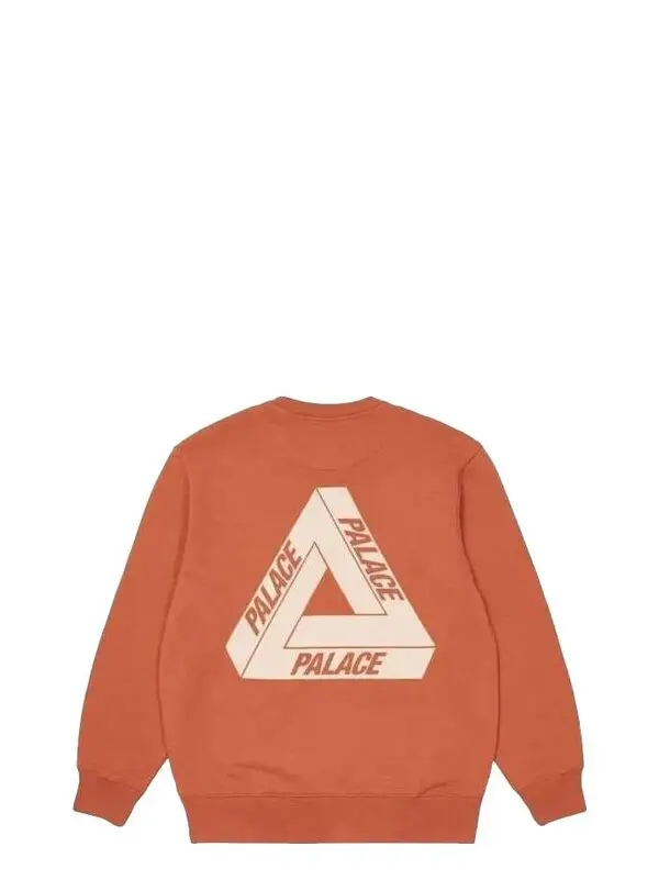 PALACE Fw21 Slub Crew Sweater - Orange