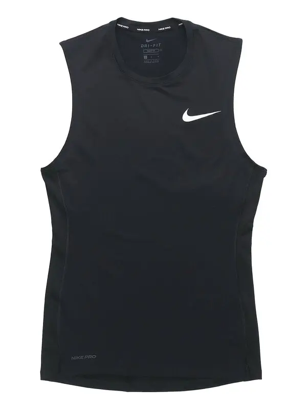 Nike Pro Sleeveless Compression Top - Black