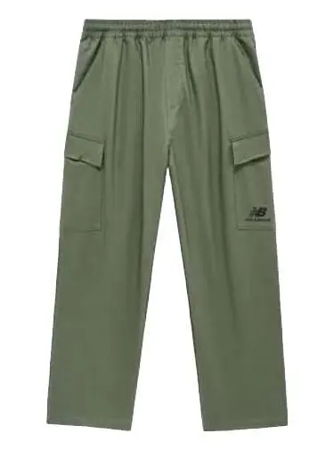 NEW BALANCE Logo Cargo Pants - Olive Green