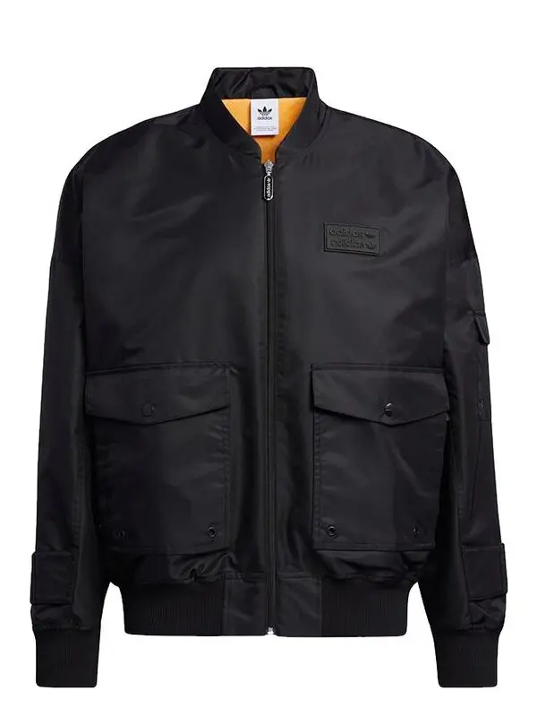 Adidas Originals Bomber Jacket With Multiple Pockets - Black