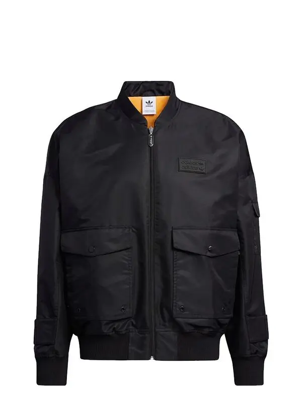 Adidas Originals Bomber Jacket With Multiple Pockets - Black