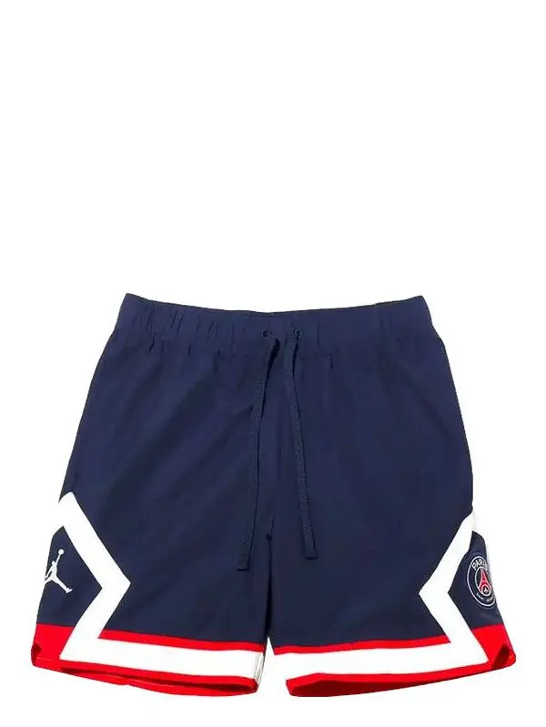 JORDAN Air Loose Fit Stripe Basketball Shorts - Blue