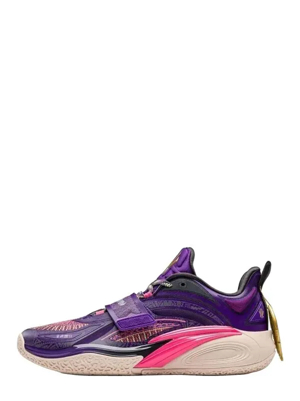 ANTA Kai 1 "artist On Court" Athletic Sneakers - Purple/pink/black Ash
