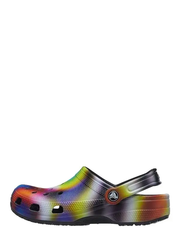 CROCS Colorful Beach Multi-color Sandals - Black