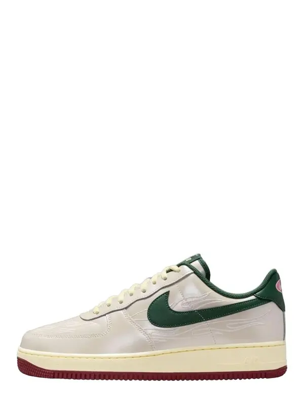 Nike Force 1 Low 'mexico' Embroidered Details & Air Cushioning - Phantom/alabaster/team Red