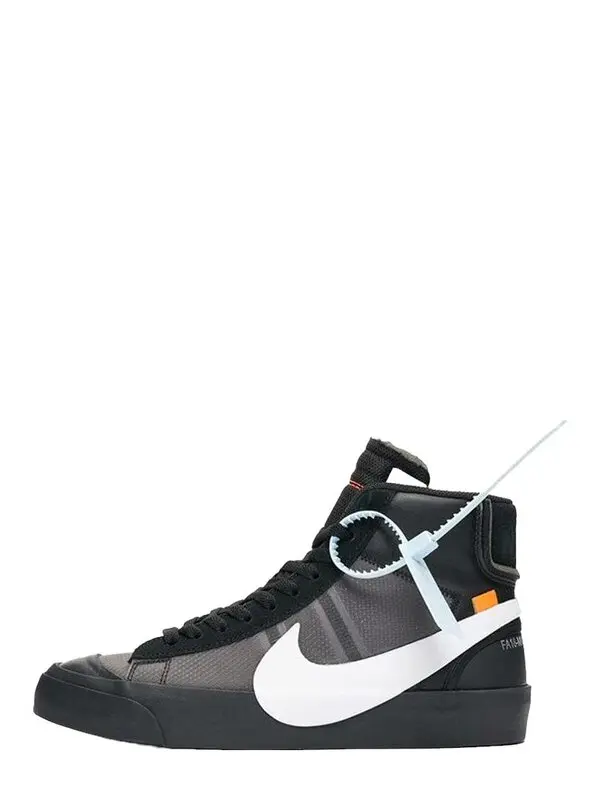 Nike Off-white X Blazer Mid "grim Reapers - Black/white-cone