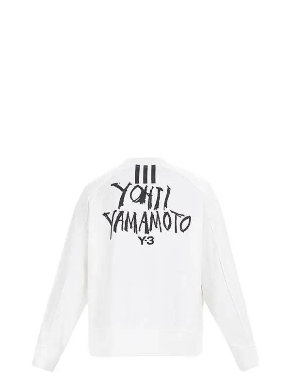 Adidas Y-3 Signature Logo Sweatshirt - White