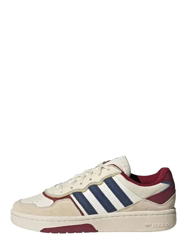 Adidas Courtic Low Top Sneakers - Beige/navy/red
