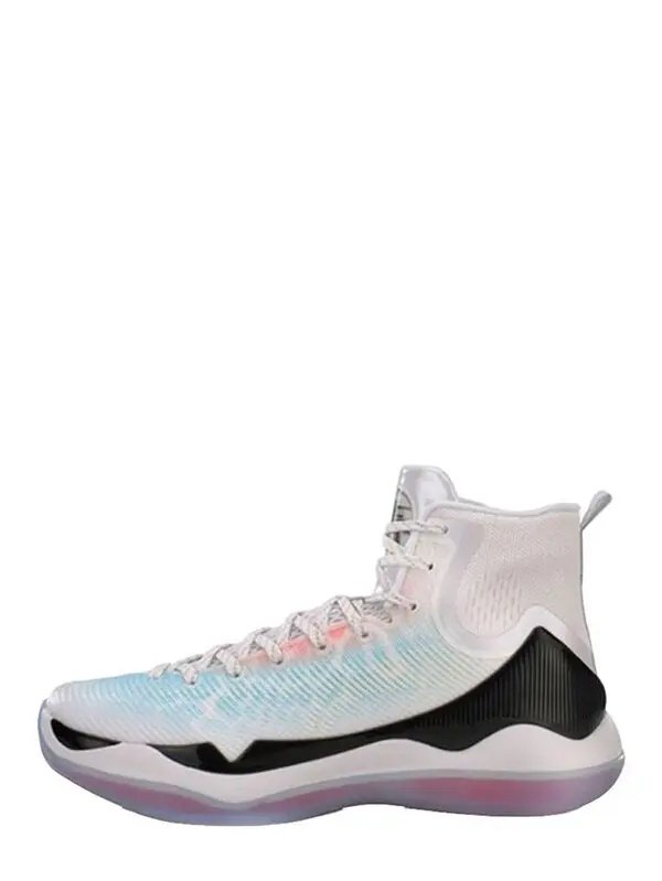 LI-NING Yushuai 11 High-top Athletic Sneakers - White/black