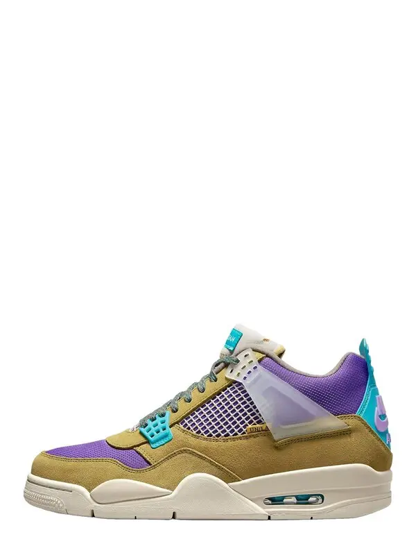 JORDAN Air Retro X Union La "desert Moss - Brownyellow/purple