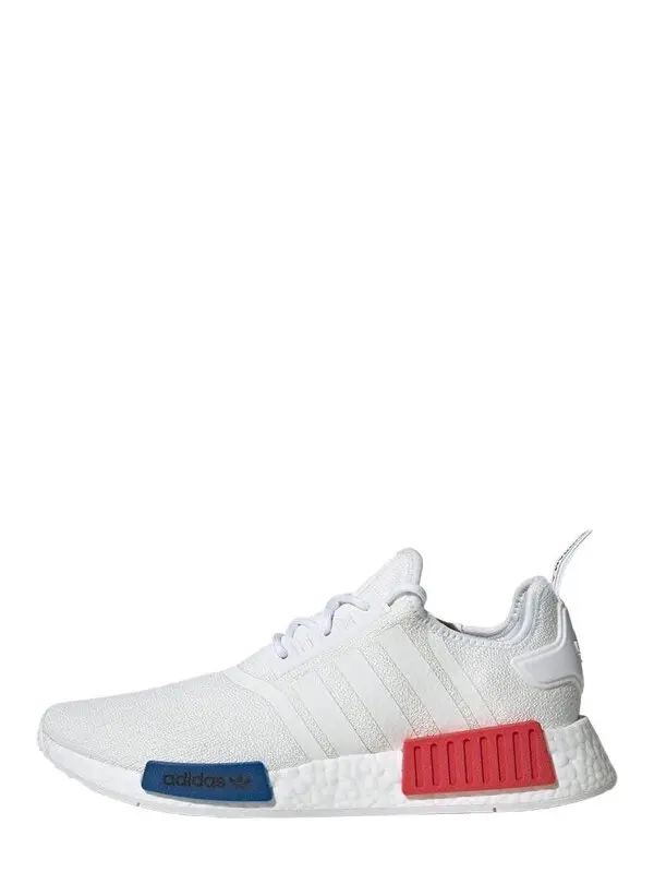 Adidas Nmd_r1 "white Og" Sneakers - White/red/blue