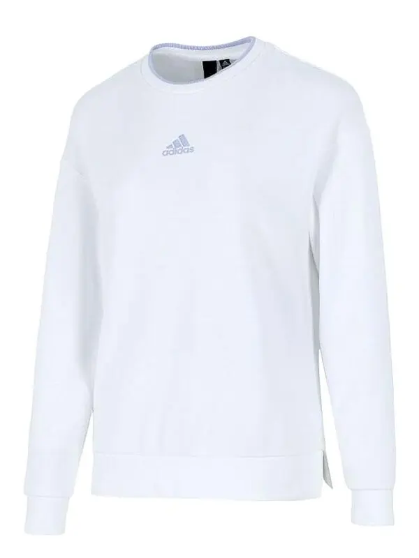 Adidas Logo Printing Sports Round-neck Sweatshirt - Default Color
