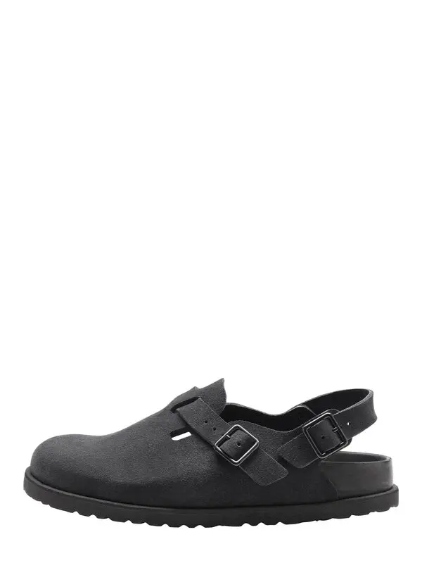 BIRKENSTOCK Tokio Suede Sandals - Black