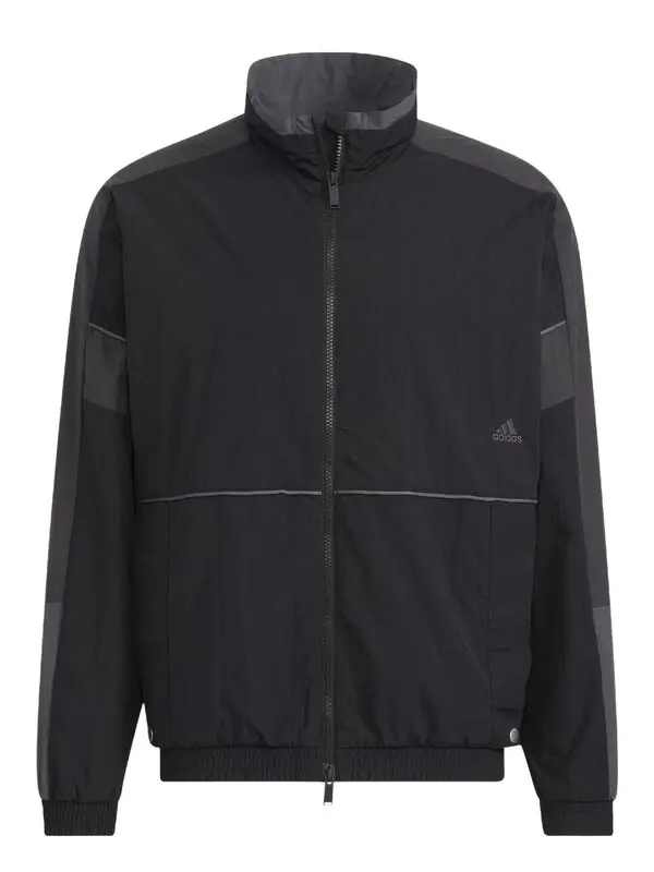 Adidas Contrast Color Stitching Long Sleeve Track Jacket - Default Color