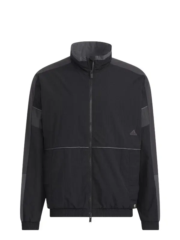 Adidas Contrast Color Stitching Long Sleeve Track Jacket - Default Color