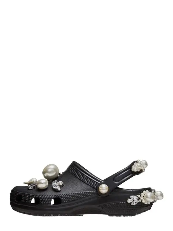 CROCS X Simone Rocha Embellished Clogs - Black