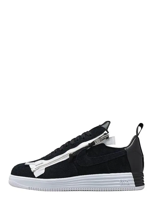 Nike Acronym X Lunar Force 1 Sp 'zip' Sneakers - Black