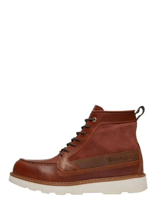 Timberland Britton Mills Waterproof Boots - Rust Full Grain
