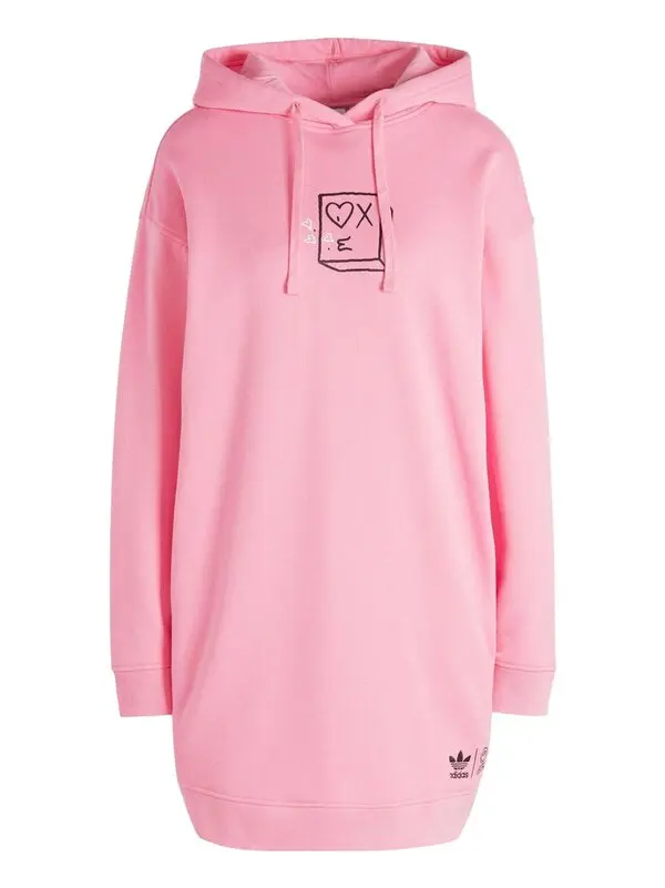 Adidas X Andre Saraiva Hooded Dress - Pink