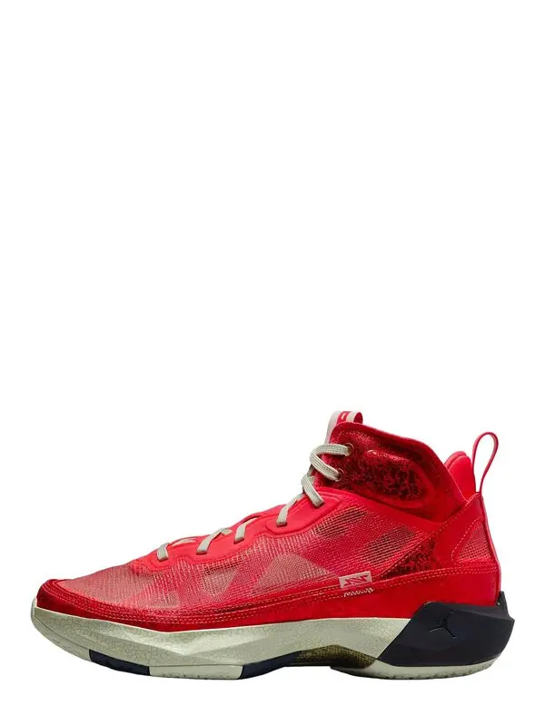 JORDAN Air 37 X Rui Hachimura "siren Red - Siren Red/sea Glass-flash Crimson-armory Navy-metallic Gold