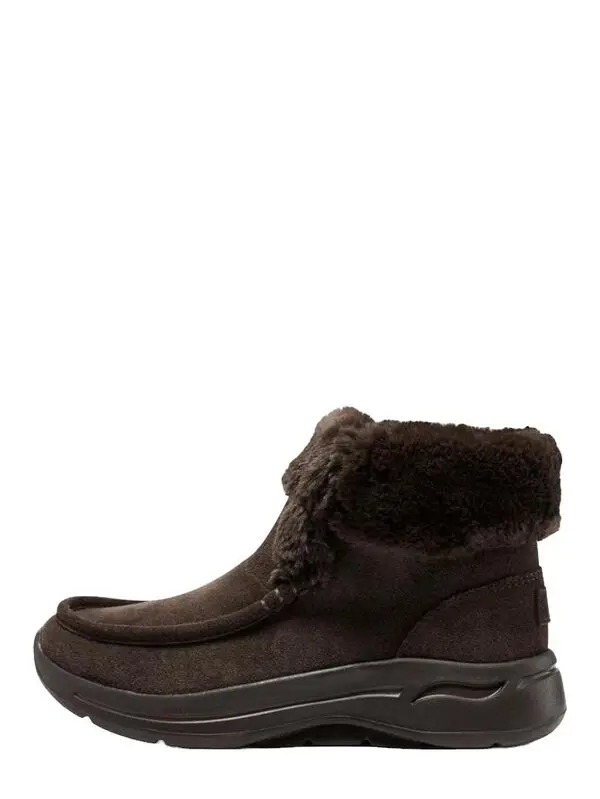 Sketchers Go Walk Arch Fit Boots - Chocolate