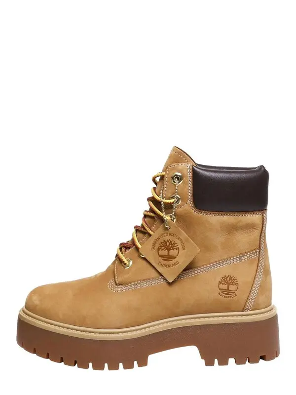 Timberland Stone Street Waterproof Lace-up Boots - Wheat