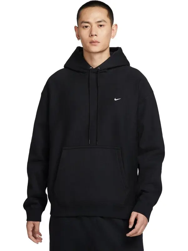 Nike Solo Swoosh Pull-on Hoodie - Black