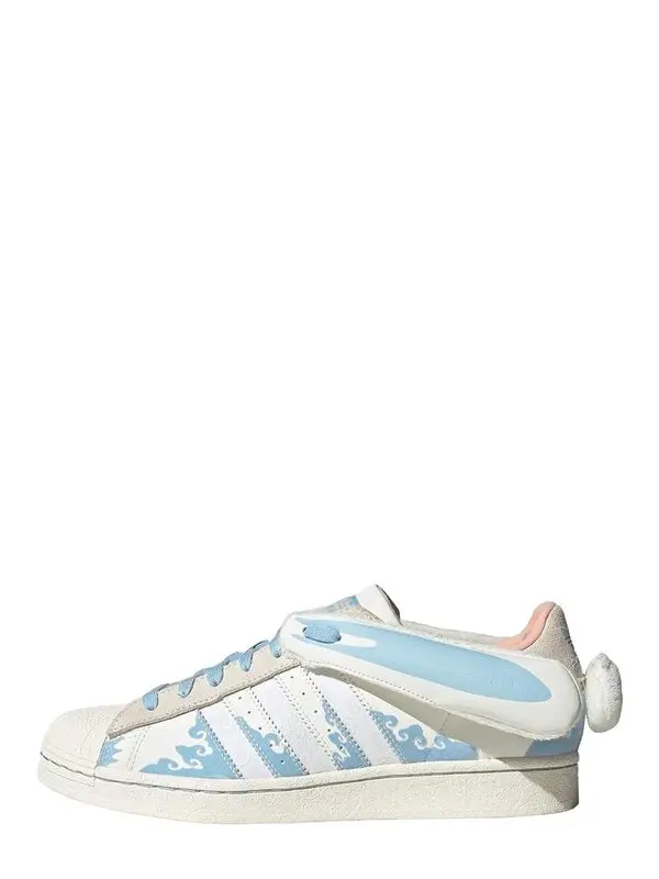 Adidas Originals Superstar Papercut X Melting Sadness 'white Blue - White/blue