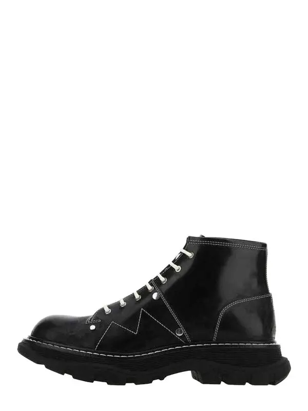 Alexander McQueen Tread Lace-up Boots - Black