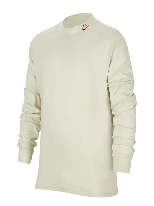 Nike Long-sleeve Mock-neck Top - Beige