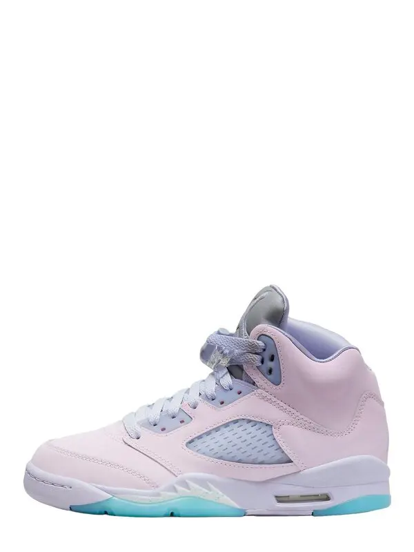 JORDAN Air 5 Retro Se "easter" High Top Sneakers - Regal Pink/ghost/copa