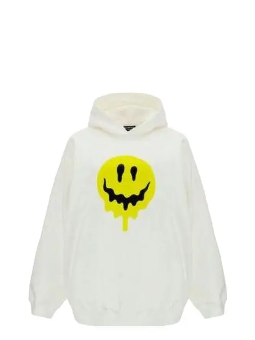 Balenciaga Drip Peace Hoodie - White