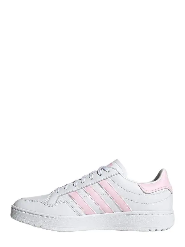 Adidas Team Court Sneakers - White/pink